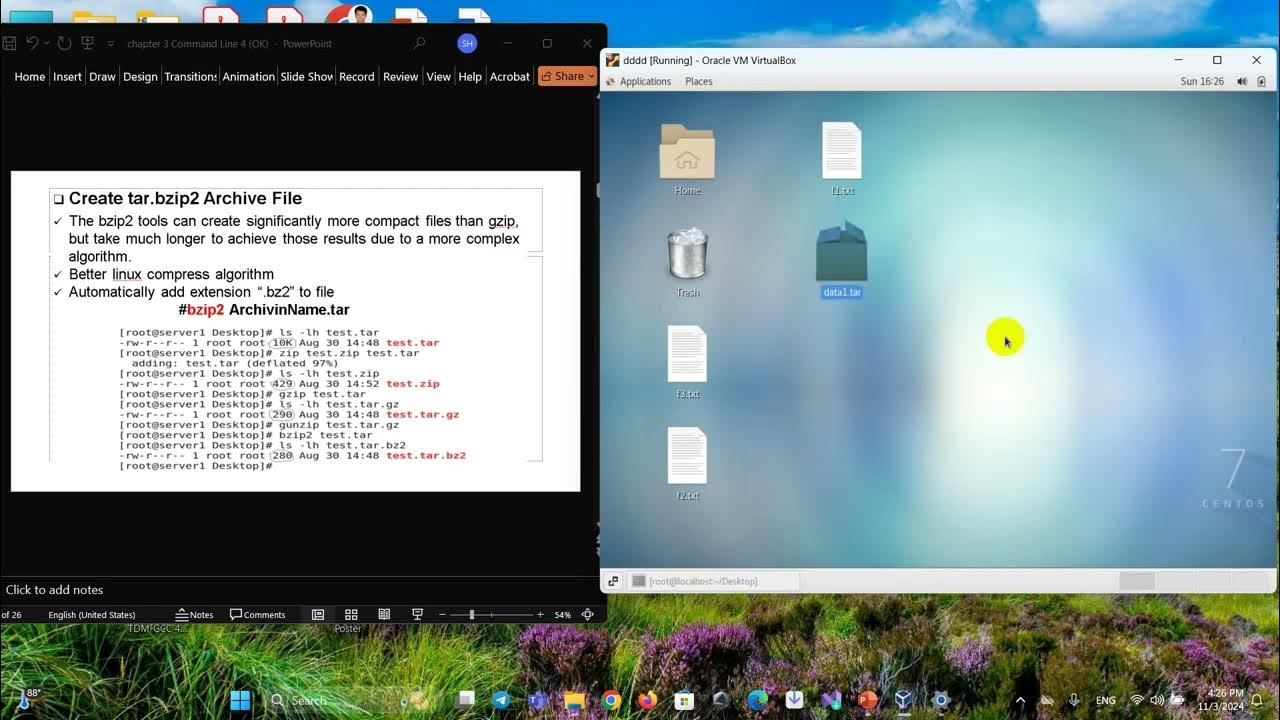 Linux Basic command Line Part 4 - YouTube