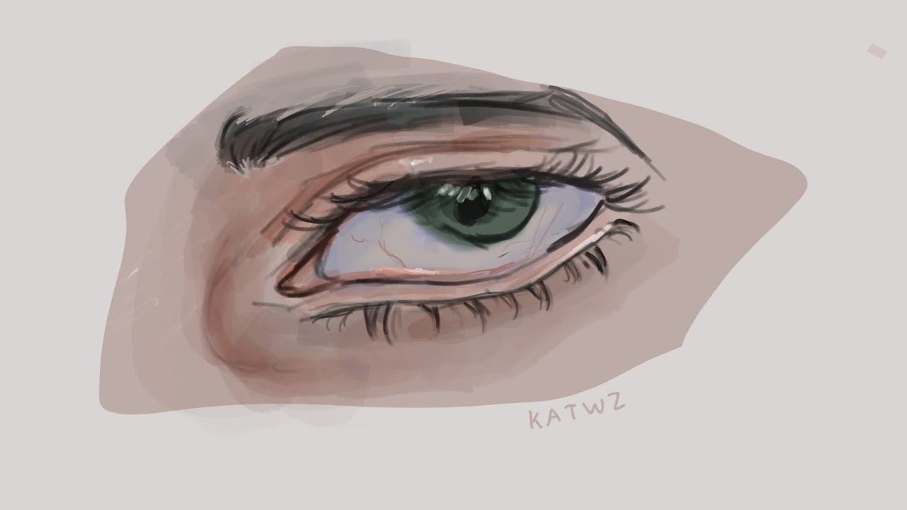 Eye speedpaint // procreate - YouTube