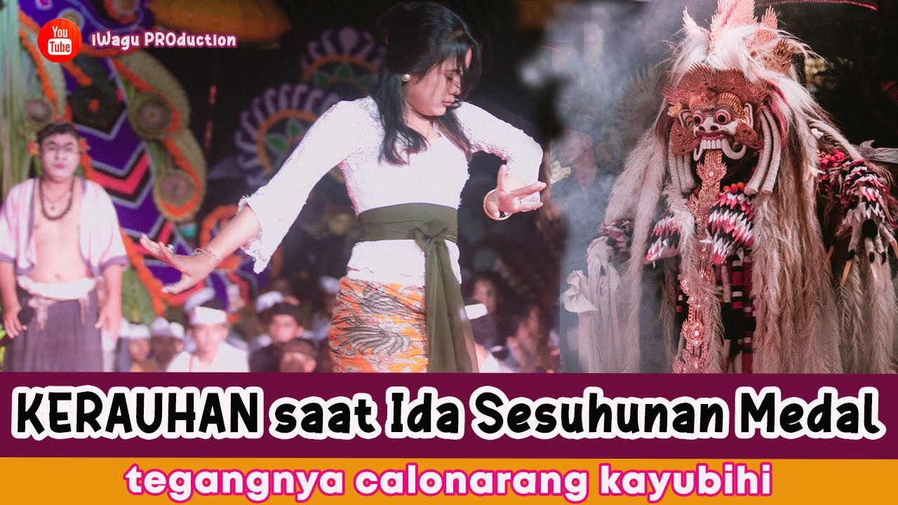 Menegangkan‼️ Gadis Gadis Kerauhan Saat Sesuhunan Napak Pertiwi Di Pura
