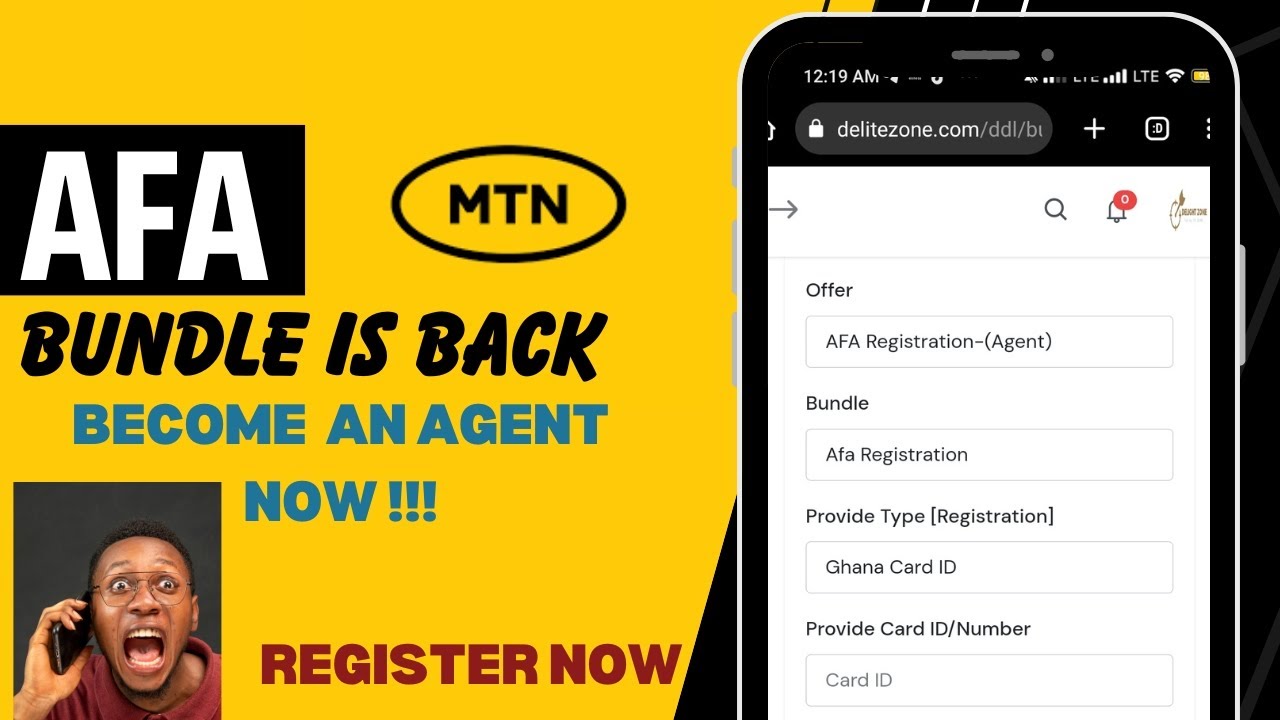MTN AFA BUNDLE IS BACK - REGISTER & BECOME AN AGENT - YouTube