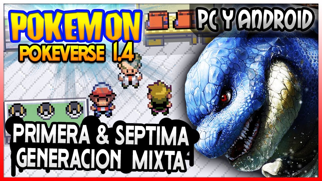 Pokemon PokeVerse V1.4 HACKROM de POKEMON Completo y MUY VARIADO! 2020 ...