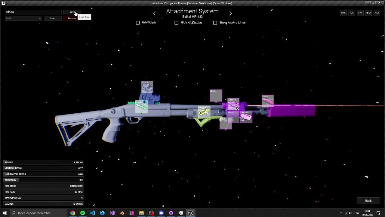 UE4 - Weapon Customization 2 - YouTube