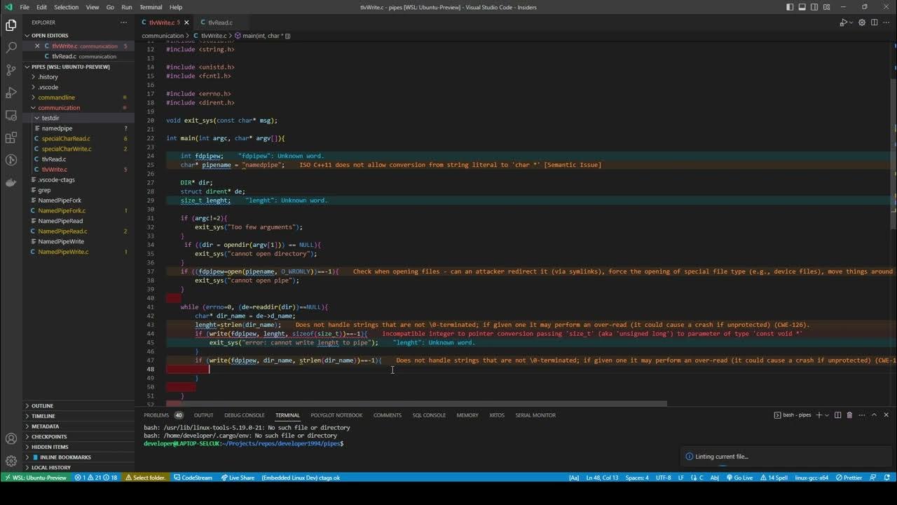 Posix Ipc Pipe 2 Communication Shell Linux Unix Pipe Named Pipe Unnamed Pipe Youtube