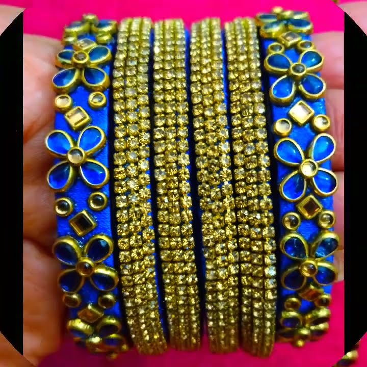 Kundan Bangles set🌸colours and sizes can be customised🌸To order👉 ...