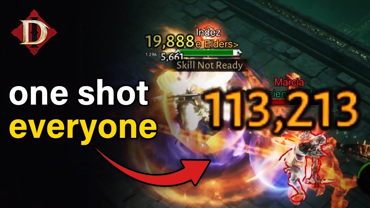ONE SHOT PVP BARB - It's INSANE! Diablo Immortal Barbarian New PvP HotA ...