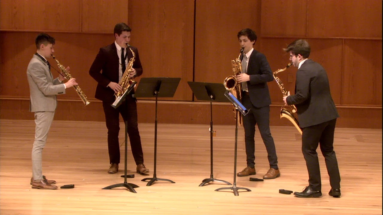 Saxophone Quartet No. 1 "East Coast Rhapsody" - YouTube
