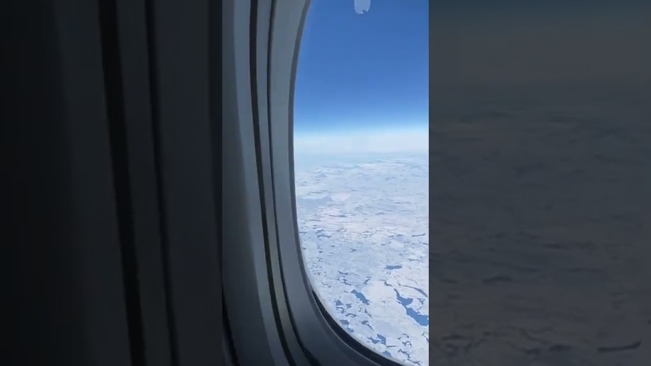Flying over the Arctic Sea Ice , near the NE coast of Canada - YouTube