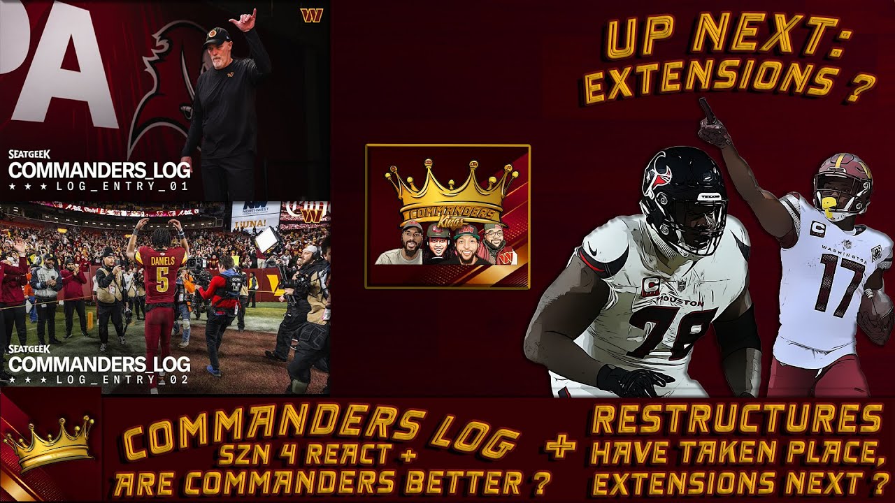 👑Commanders Kings LIVE👑 | Commanders Better On Paper Than Last Year? + 17 & 78 Extensions Next ...
