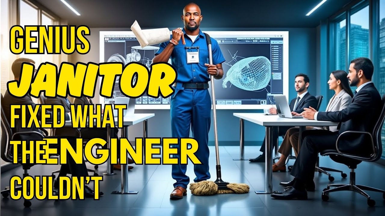 Black Genius Janitor not Just Clean the Floors… He Saved Their Future ...