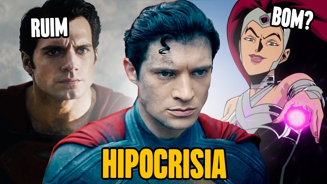 É HIPOCRISIA RECLAMAR? O PROBLEMA das ADAPTAÇÕES da DC - Superman do ...