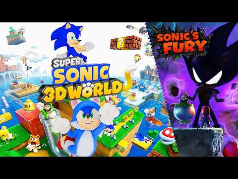 Super Sonic 3D World + Sonic's Fury - Full Game Walkthrough (HD)