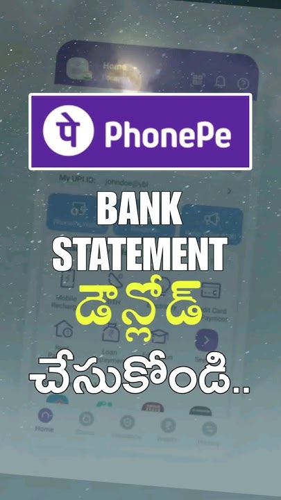 Phonepe Transaction Statement Download| Download Phonepe Bank Transaction Statement Pdf - YouTube
