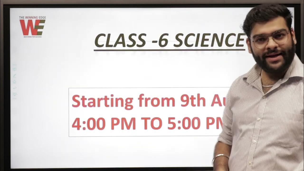 🔴 LIVE Science Tuition for Class 6 by Yuvraj Sir | Class 6th Science ...
