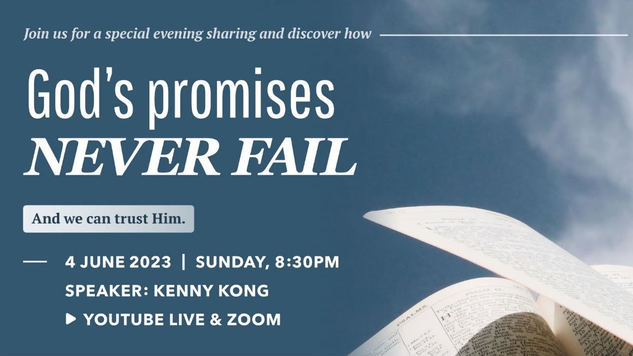 God's promises never fail - YouTube