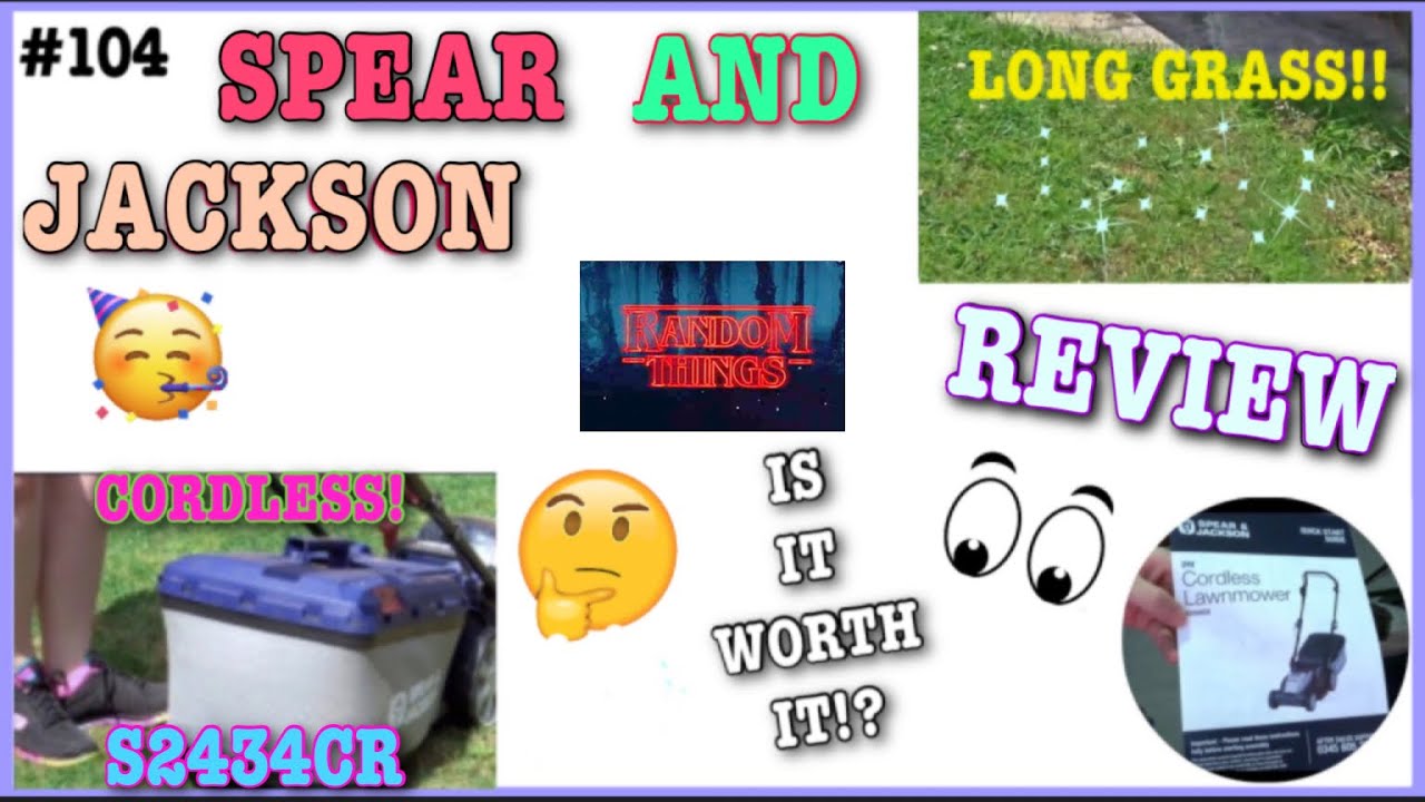 RANDOMTHINGS! SPEAR AND JACKSON CRAZY POWER TOOL ELECTRIC CORDLESS LAWN ...