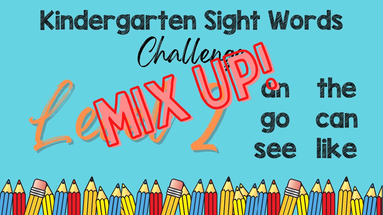 Sight Words Mix Up! Level 2 - YouTube
