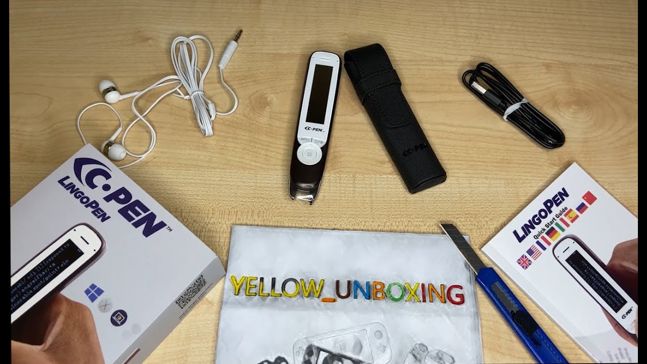 Unboxing C-Pen LingoPen , Quick translation of word in Dictionary , 8 ...