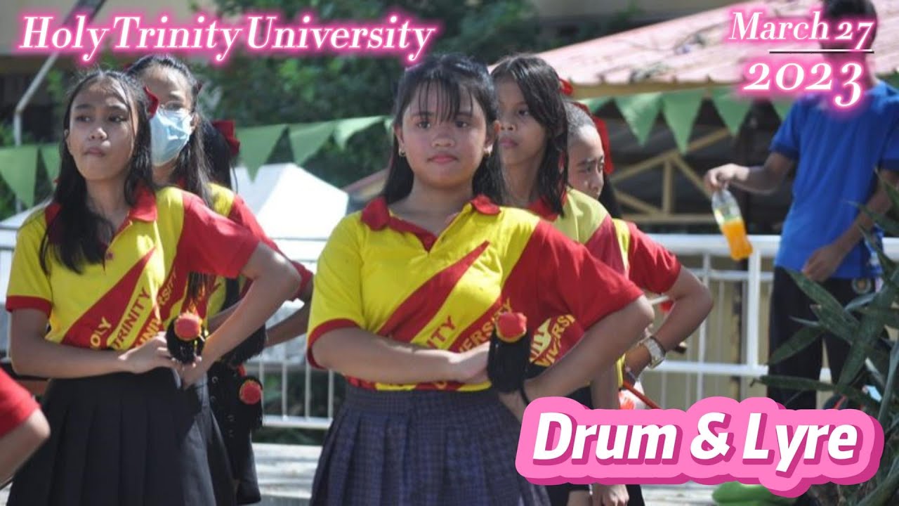 Holy Trinity University I Drum & Lyre Marching Band Parade - YouTube