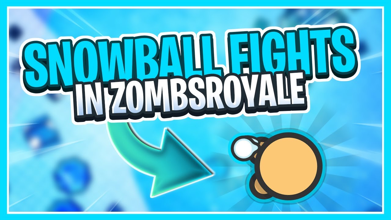 Zombs Royale SNOWBALL FIGHT (ft. ramdonooby & Seal) - YouTube