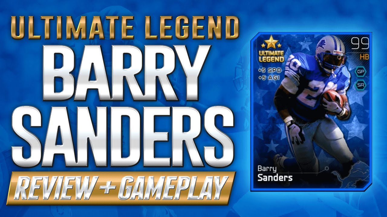 Madden 25 Ultimate Team | Ultimate Legend BARRY SANDERS Highlight Reel ...