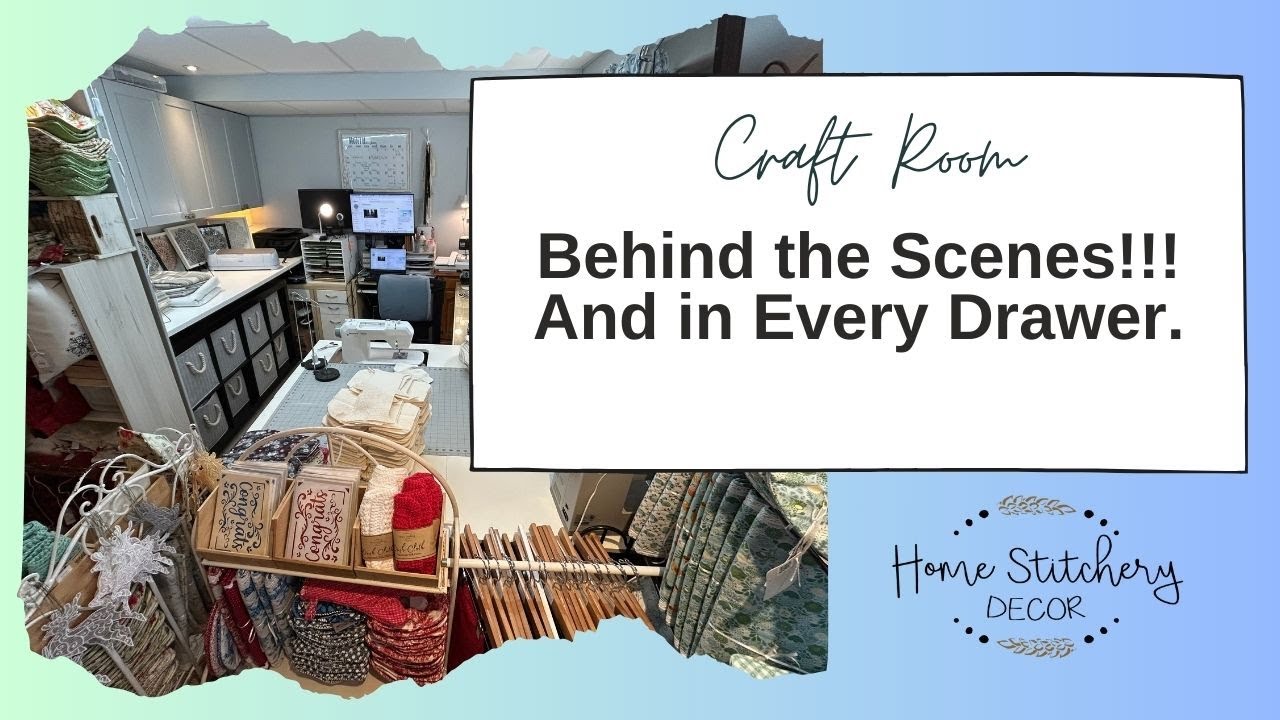 Ultimate CRAFTROOM STORAGE: Studio Tour, Gadgets and Organization For ...