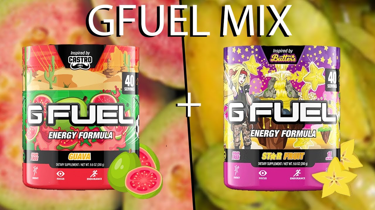 (GFUEL MIX) Starfruit + Guava - YouTube
