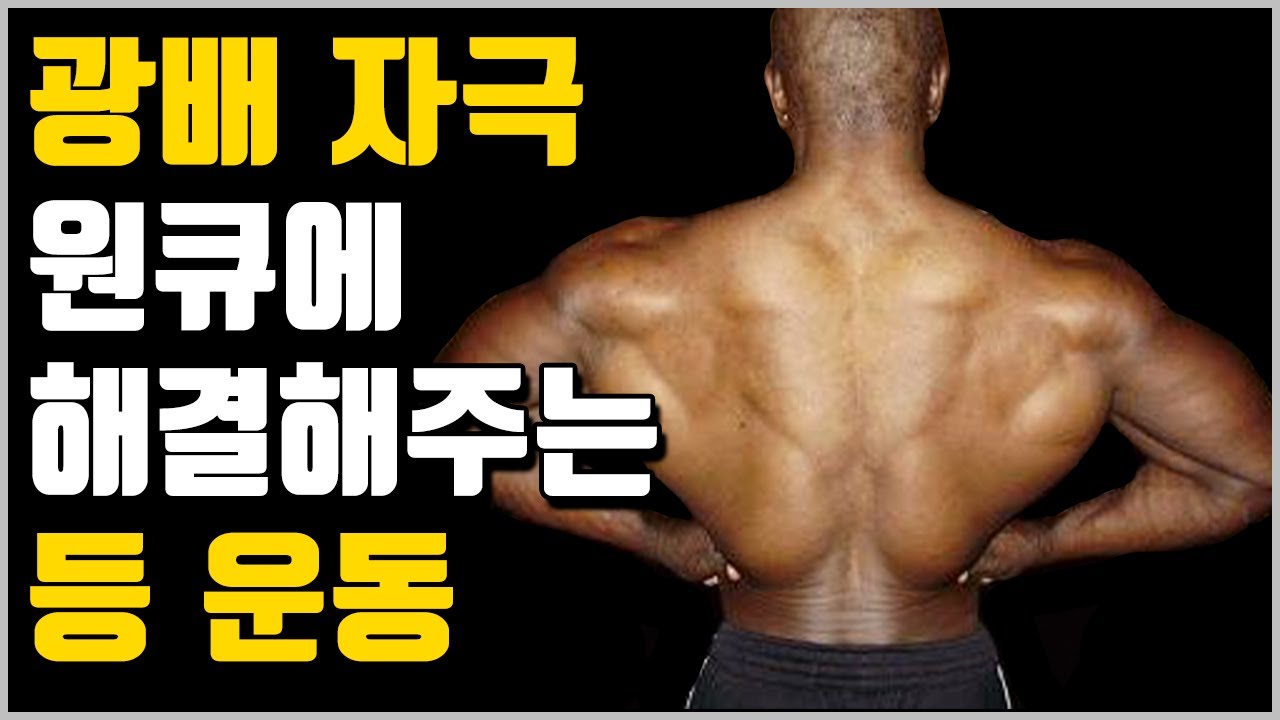 광배근 자극을 못 찾겠다면 이 운동을 해보세요 Youtube