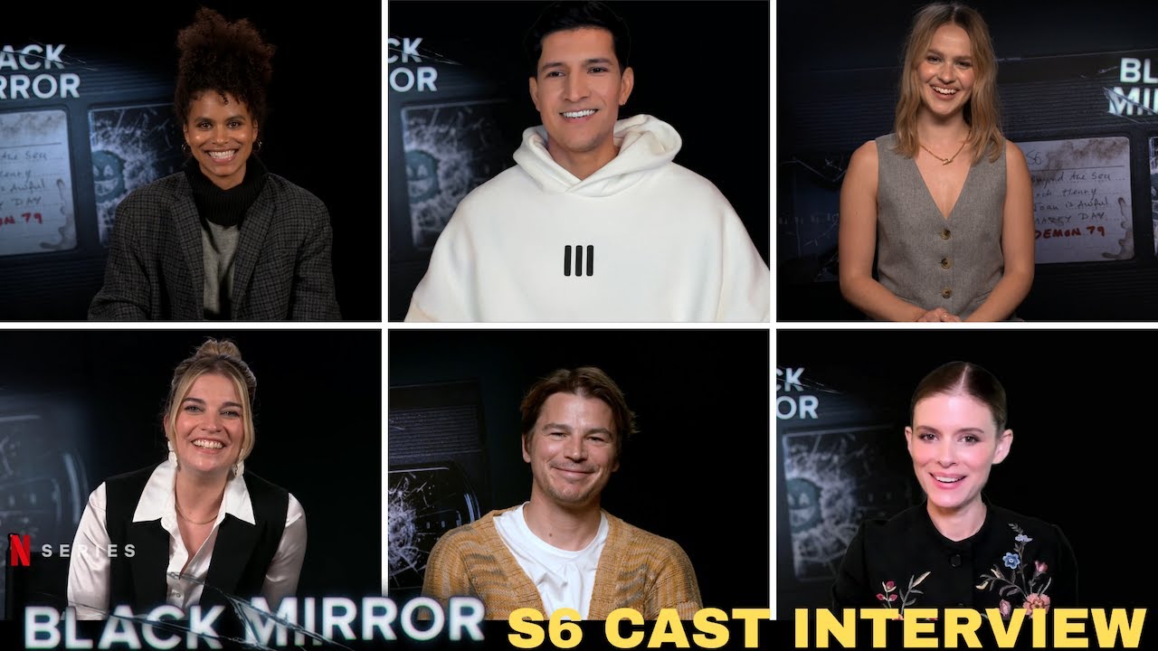 Black Mirror Season 6 Cast Interview - YouTube