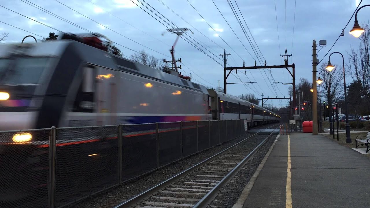 New Jersey Transit HD: Bombardier ALP-46A 4641 Leads Train 607 Into ...