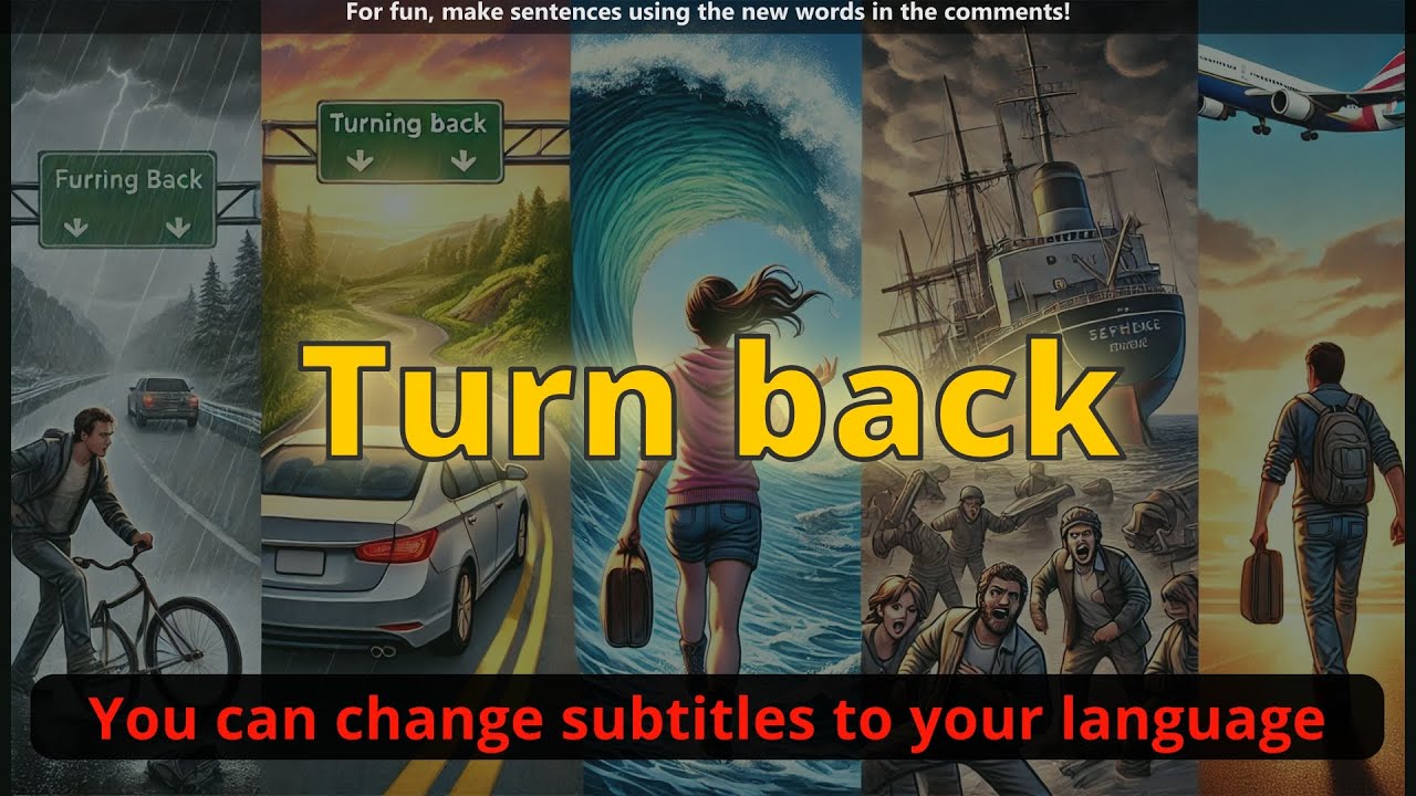 Turn back meaning with 5 examples - YouTube