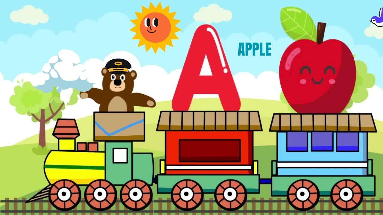 The Alphabet Train- 2D Animation Alphabet ABC and Number Train for ...