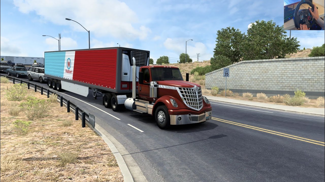 محاكي الشاحنات الامريكية | ATS 1.48 | International LoneStar Truck ...
