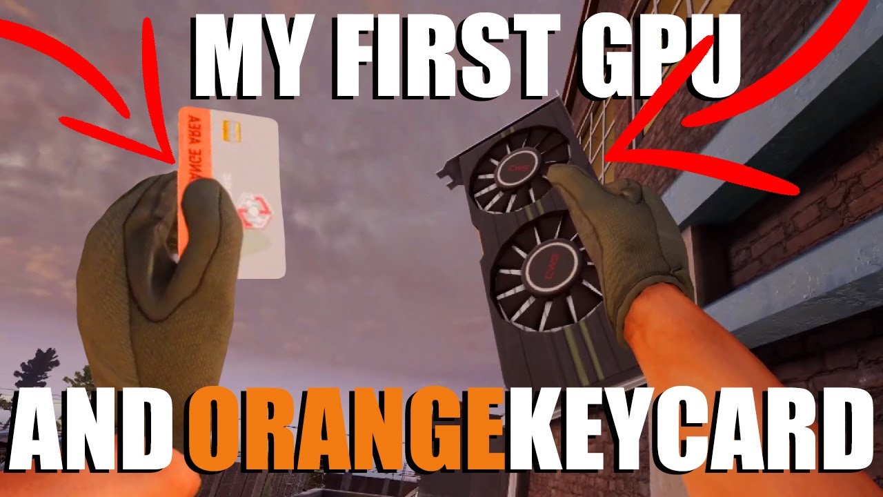 My first Gpu and Orange Keycard - YouTube