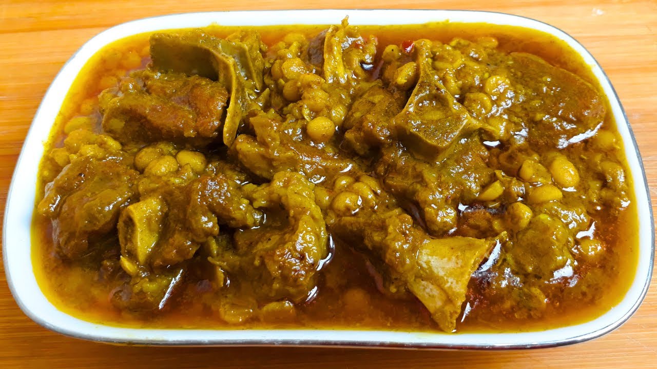 বুটের ডাল দিয়ে মাংস রেসিপি | খাসির মাংসে ছোলার ডালের কারী | Khasir ...