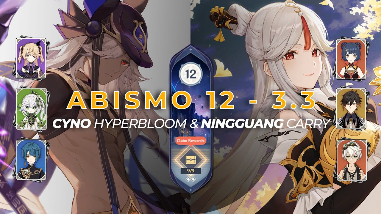 Cyno Hyperbloom & Ningguang Carry - Novo Abismo da 3.3 - Piso 12 - 9 ...