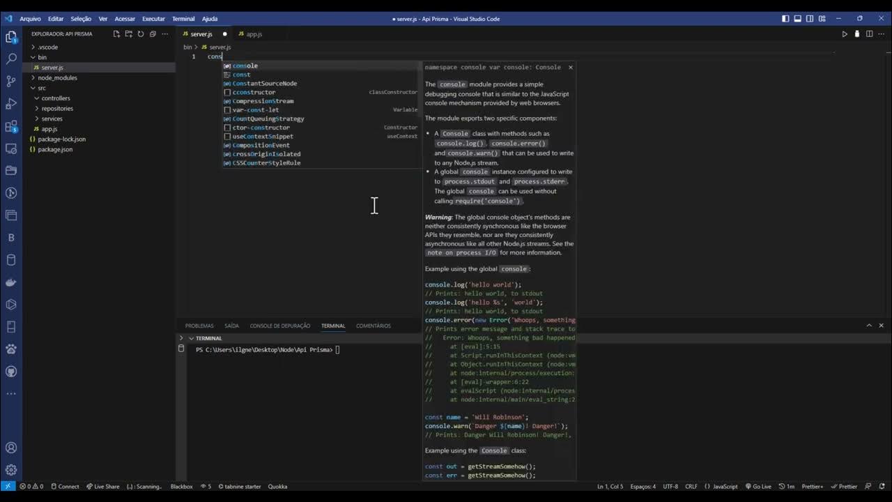 Criando uma API de controle de Acesso com NODE JS - YouTube