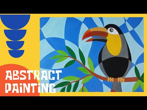 Abstract Painting/Simple,Easy & Colourful Abstract Drawing for ...