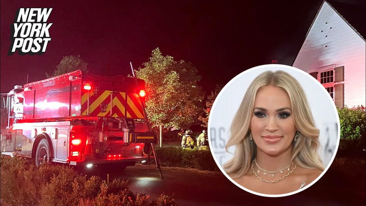 Carrie Underwood’s 400-acre Tennessee house catches fire with entire ...