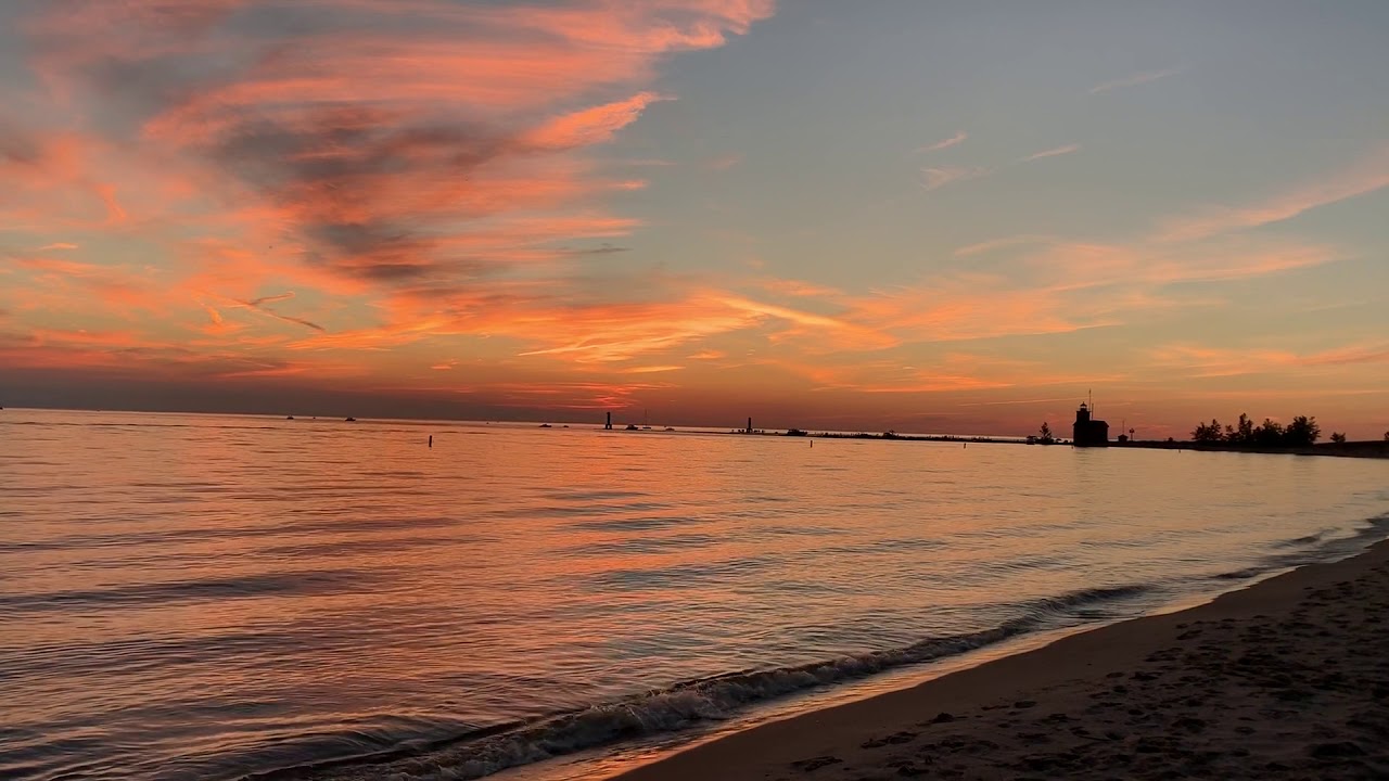 716 Bay Road | Macatawa, MI 49434 | Sunset over Lake Michigan - YouTube