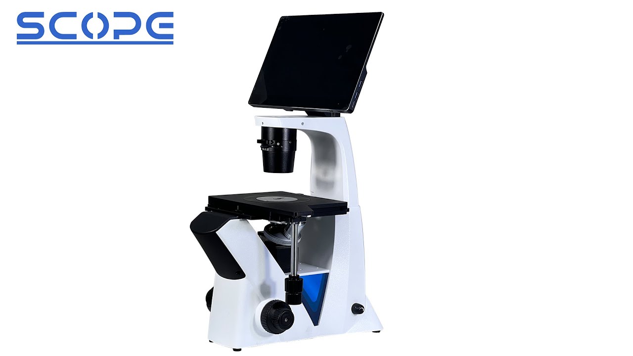 Digital Inverted Biological Microscope BDS300-DV LCD Screen with ...