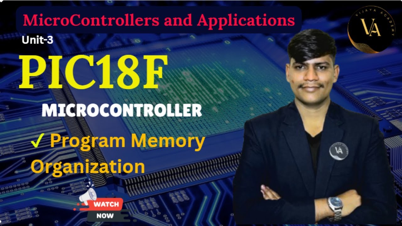 Program Memory Organization | PIC18F4550 Microcontroller | - YouTube