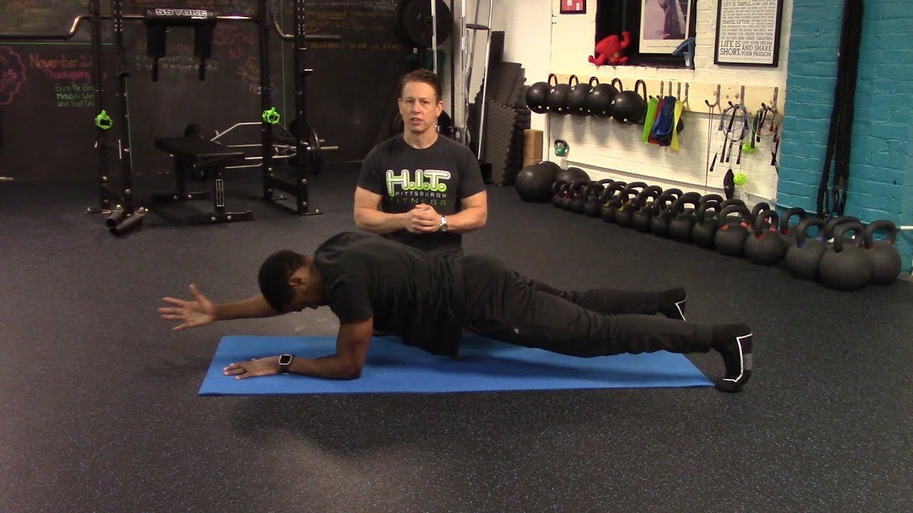 The Plank #3 Plank with Alt Arm Reach by Heroes In Training - YouTube