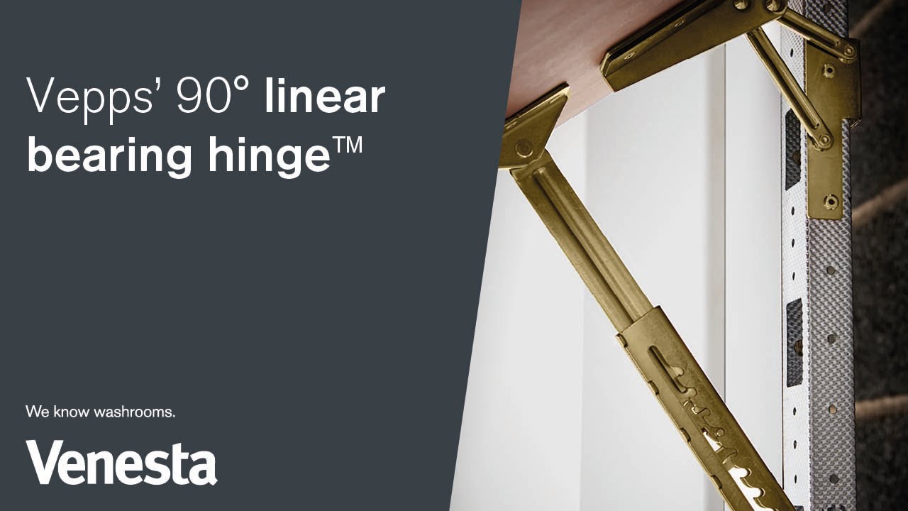 Vepps' 90° linear bearing hinge™ - YouTube