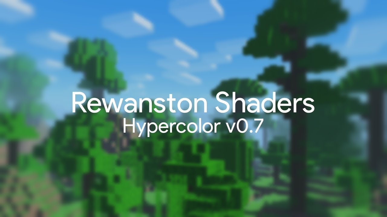 Rewanston Shader: Hypercolor v0.7 Preview - YouTube