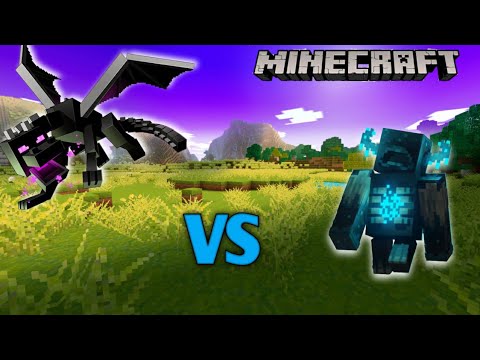 Warden VS Ender dragon || Minecraft || Gameplay - YouTube