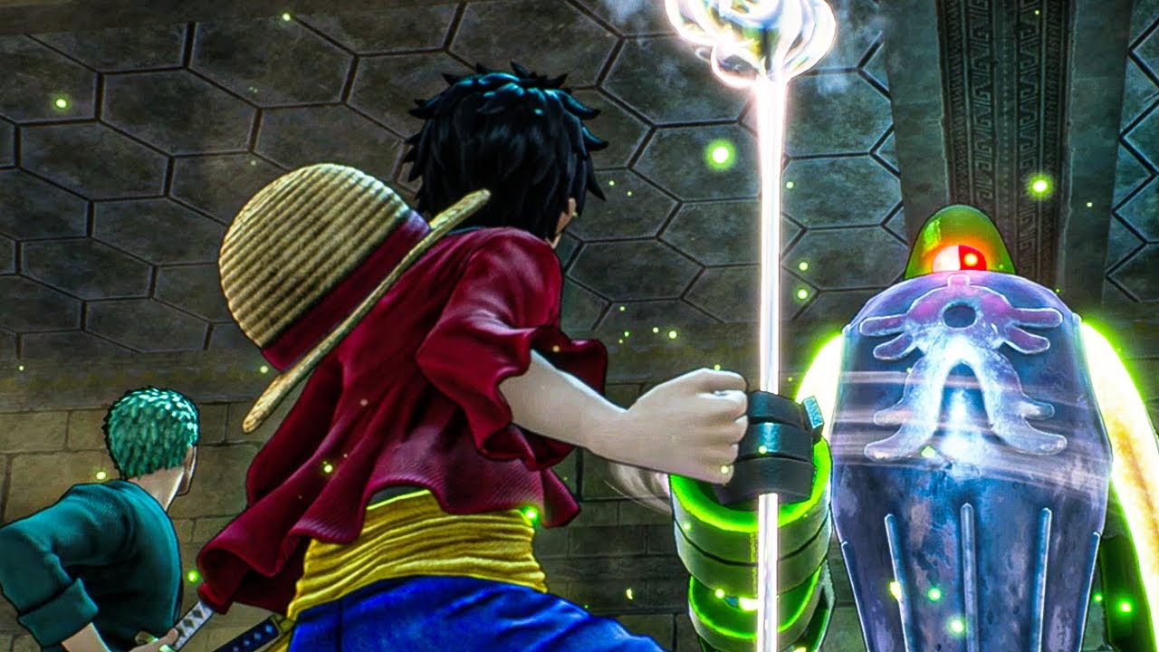 FIGHTING Wind Colossus In One Piece Odyssey - YouTube