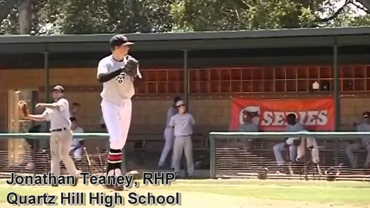 JONATHAN TEANEY, RHP, QUARTZ HILL HIGH SCHOOL, PITCHING MECHANICS AT ...