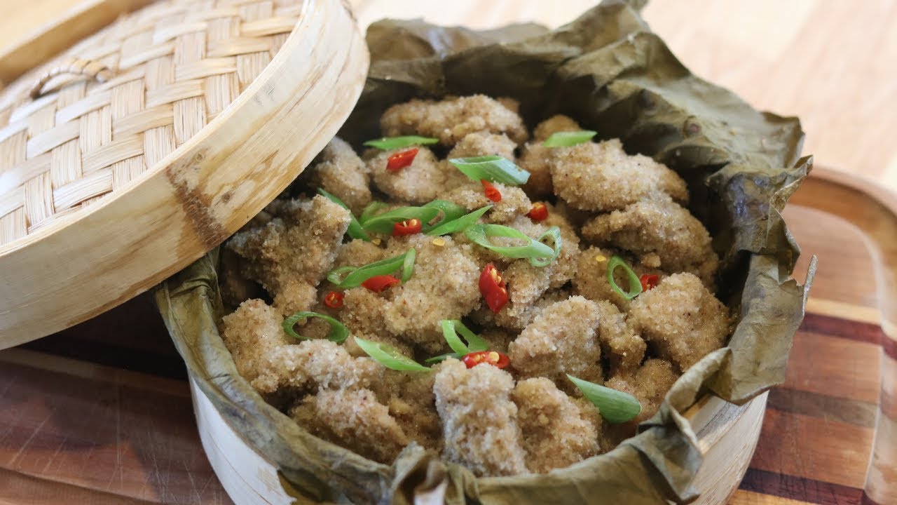 Steamed Pork w/ Rice Powder Recipe - YouTube