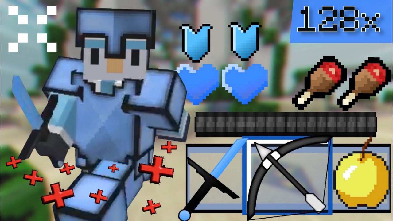 Warwick Blue {128x} MCPE PvP Texture Pack By Bloje - YouTube