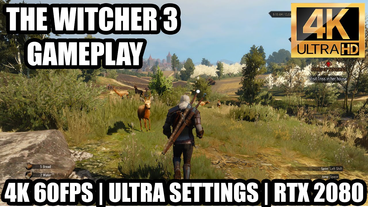 The Witcher 3 PC Gameplay | 4K 60FPS | Max Settings | MSI RTX 2080 + I5 ...